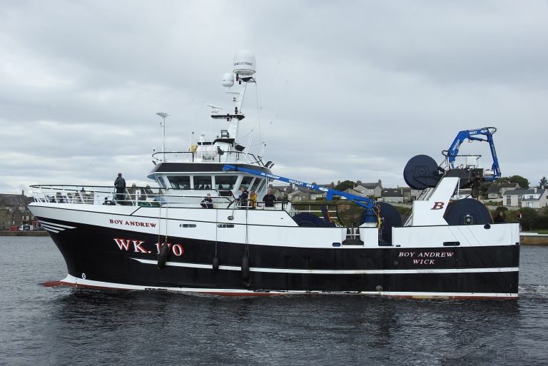 BOY ANDREW, Fishing vessel - Details and current position - MMSI ...