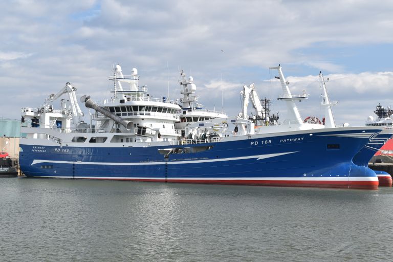 PATHWAY, Fishing Vessel - Details and current position - IMO 9763095 ...