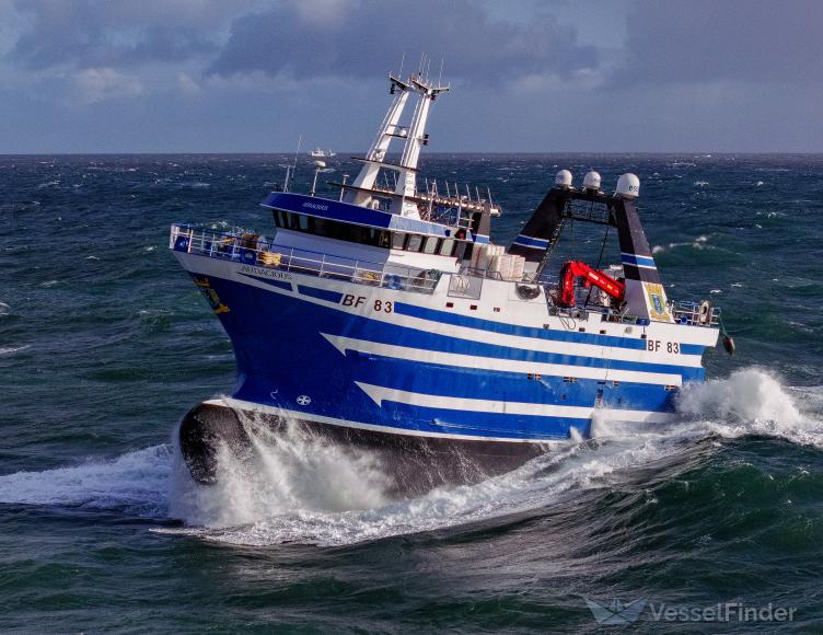 AUDACIOUS BF83, Fishing vessel - Details and current position - MMSI ...