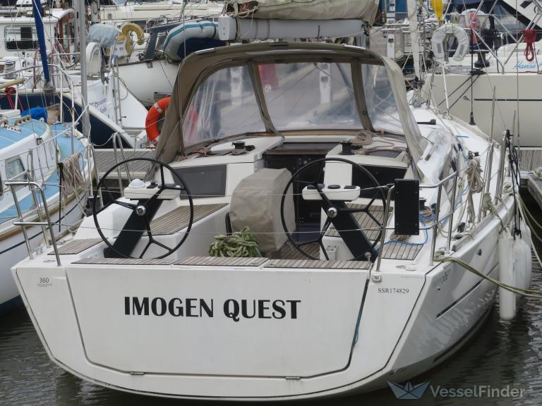 IMOGEN QUEST, Sailing vessel - Details and current position - MMSI ...