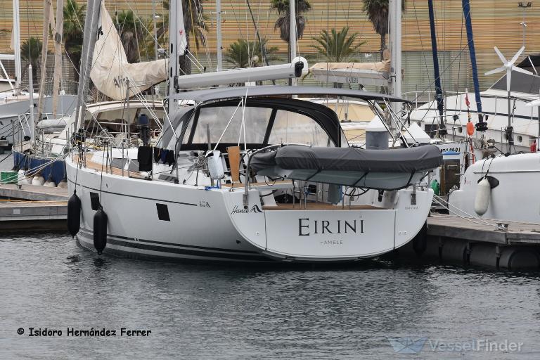 EIRINI, Sailing vessel - Details and current position - MMSI 232029425 ...