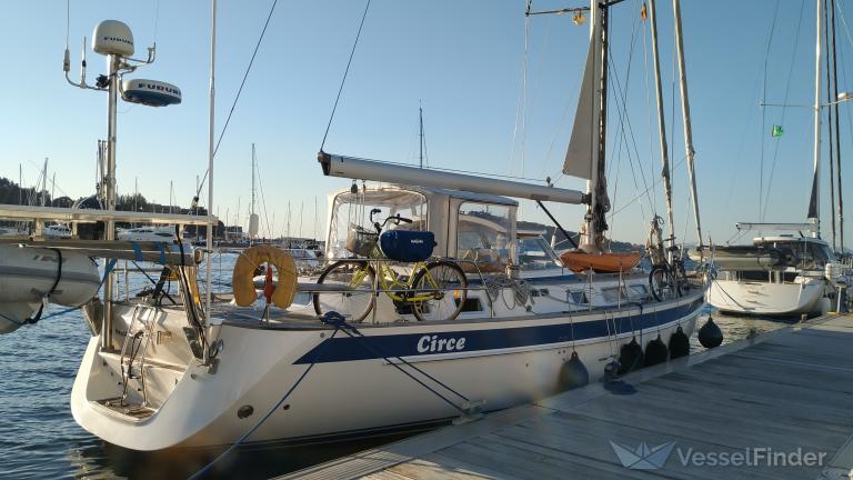 CIRCE, Sailing vessel - Details and current position - MMSI 232042254 ...
