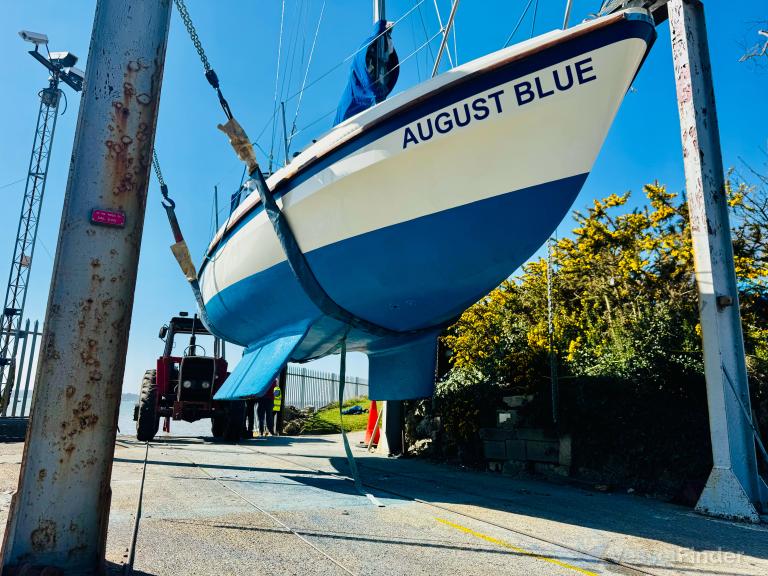 AUGUST BLUE, Sailing vessel - Details and current position - MMSI 232060298 - VesselFinder