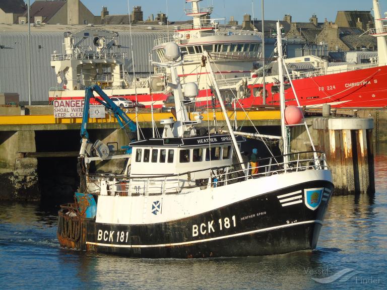 FV HEATHER SPRIG, Fishing Vessel - Details and current position - IMO ...