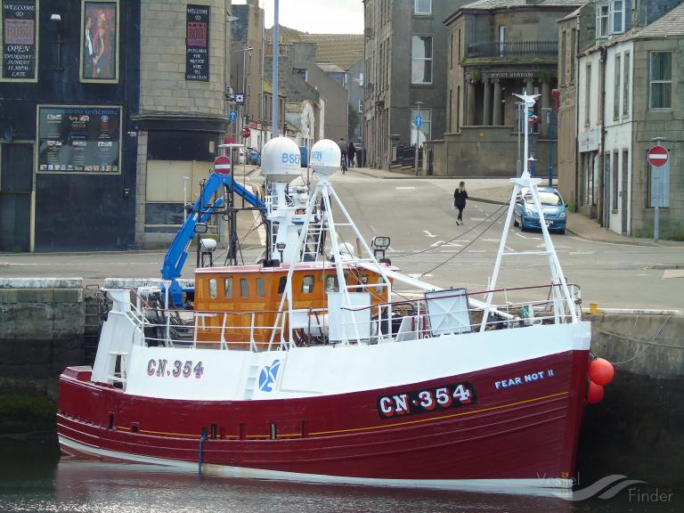 FEAR NOT II CN354, Fishing vessel - Details and current position - MMSI ...