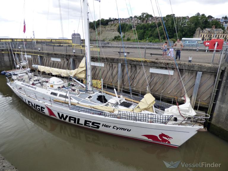 CHALLENGE WALES, Sailing vessel - Details and current position - MMSI ...
