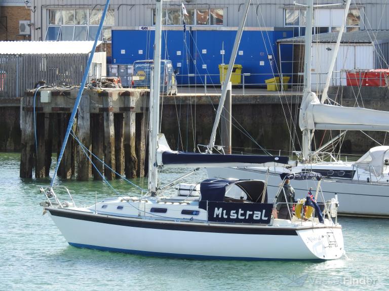 MISTRAL, Sailing vessel - Details and current position - MMSI 235035733 ...