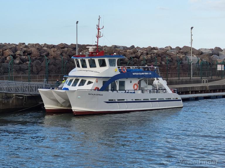 RATHLIN EXPRESS, Passenger ship - Details and current position - MMSI 235073501 - VesselFinder