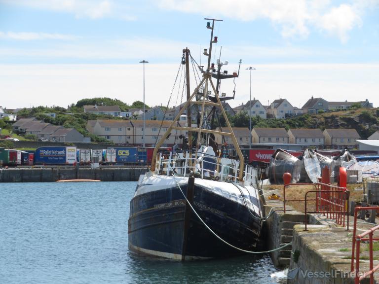 RAMBLING ROSE, Fishing vessel - Details and current position - MMSI ...