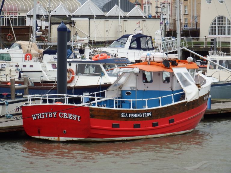 WHITBY CREST, Fishing vessel - Details and current position - MMSI ...
