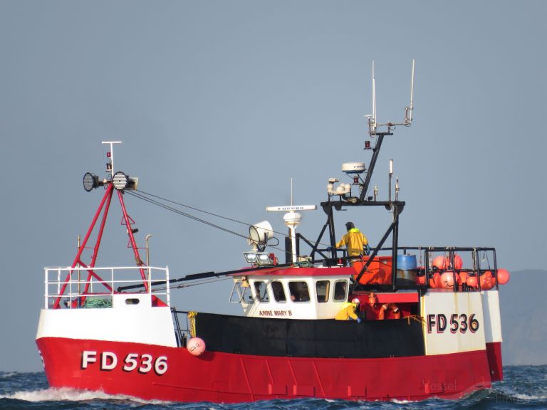 ANNE MARY B, Fishing vessel - Details and current position - MMSI ...
