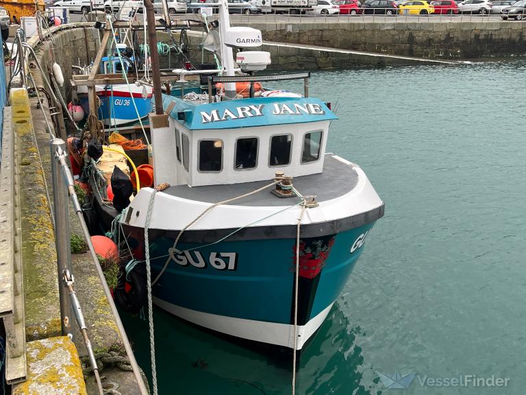 MARY JANE, Fishing vessel - Details and current position - MMSI ...