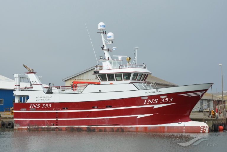 ROSEBLOOM INS353, Fishing vessel - Details and current position - MMSI ...