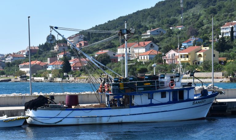 SANGO, Fishing vessel - Details and current position - MMSI 238343740 ...