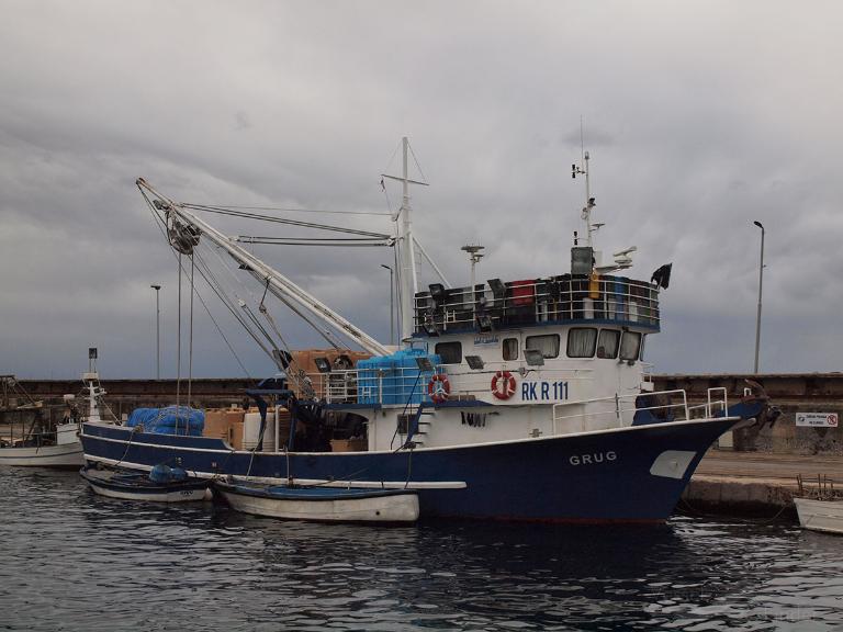 GRUG, Fishing vessel - Details and current position - MMSI 238622240 ...