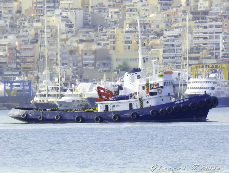 .CHRISTOS XXXVI, Tug - Details and current position - MMSI 241483000 ...