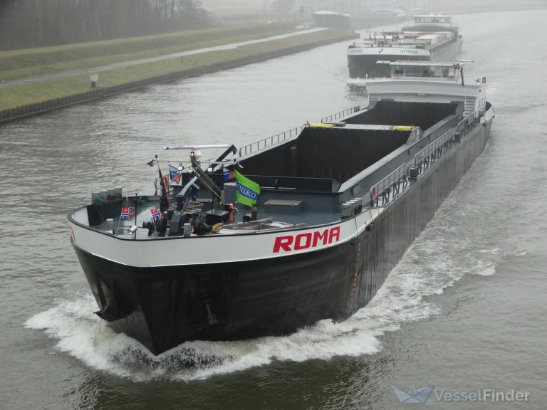 ROMA, Cargo ship - Details and current position - ENI 07001747, MMSI ...