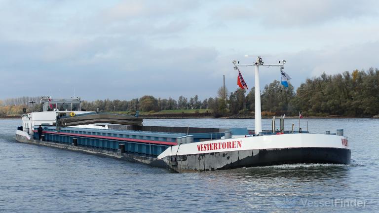 WESTERTOREN, Cargo ship - Details and current position - MMSI 244127067 ...