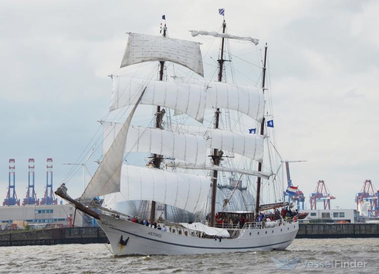 ARTEMIS, Sailing vessel - Details and current position - MMSI 244190193 ...