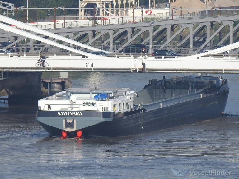 SAYONARA, Cargo ship - Details and current position - ENI 02339367 ...