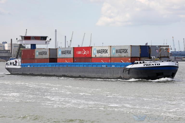 PRESTO, Cargo ship - Details and current position - MMSI 244650985 ...