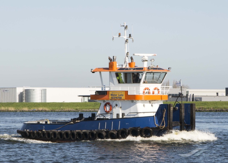 WATER LADY, Tug - Details and current position - ENI 02314758, MMSI ...