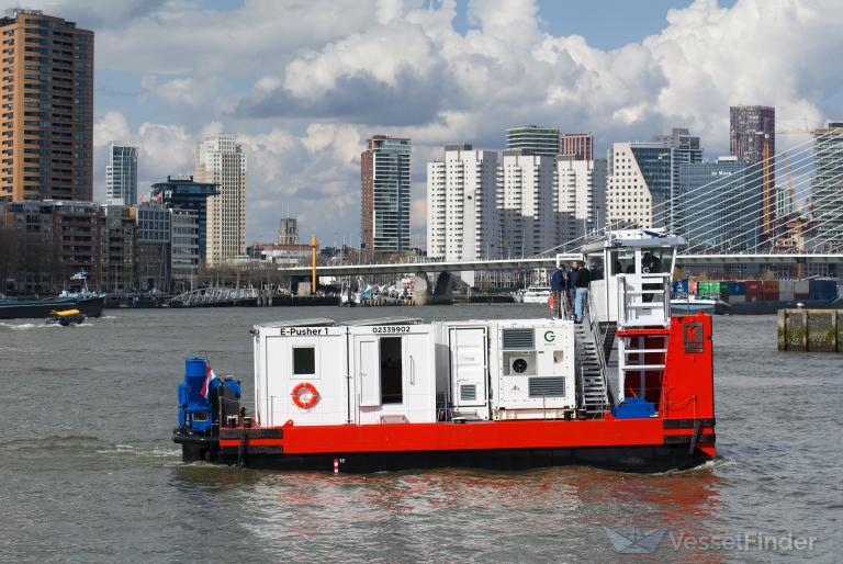 E-PUSHER 1, Cargo ship - Details and current position - ENI 02339902 ...