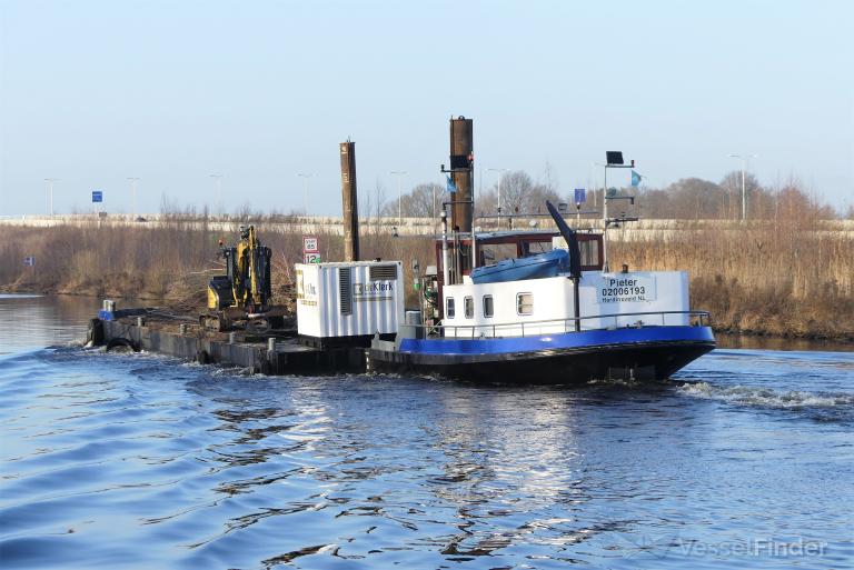 PIETER, Dredging or UW ops - Detalhes e posição atual - ENI 02006193 ...