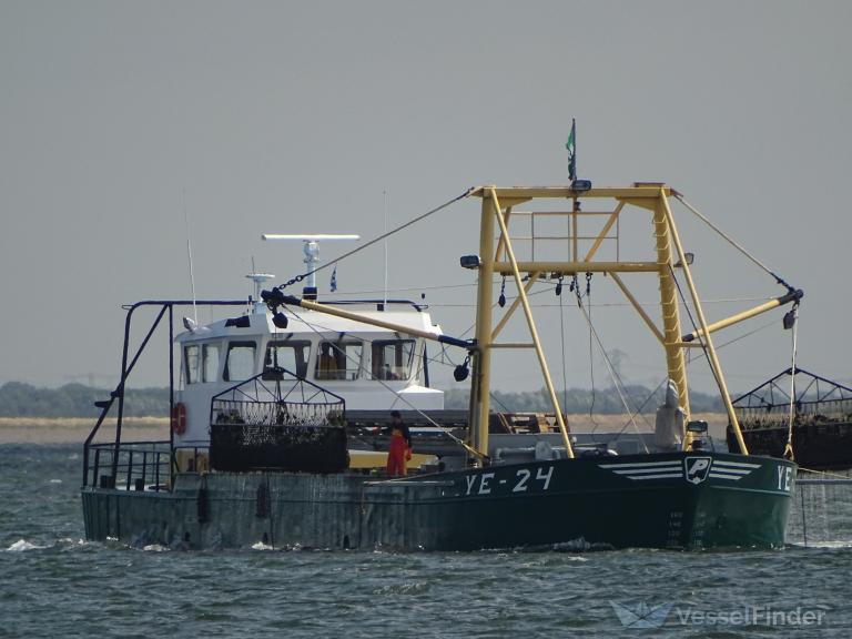YE-24 SARAH.MAURITS, Fishing vessel - Details and current position ...
