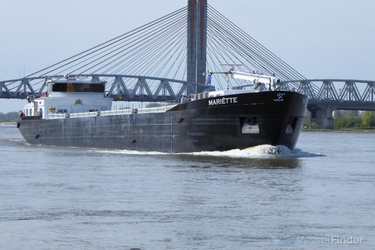 MARIETTE, Cargo ship - Details and current position - MMSI 244753296 ...