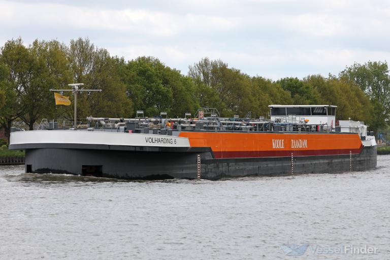 VOLHARDING 6, Tanker - Details and current position - ENI 02336189 ...