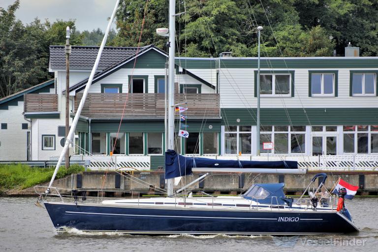 INDIGO, Sailing vessel - Details and current position - MMSI 244850036 ...