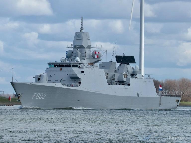 NL WARSHIP F802, Military ops - Details and current position - IMO ...