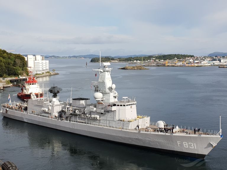 NL WARSHIP F831, Military ops - Details and current position - IMO ...