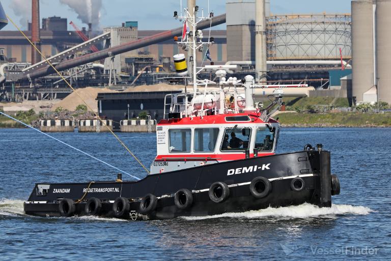 DEMI-K, Tug - Details and current position - MMSI 246955000 - VesselFinder