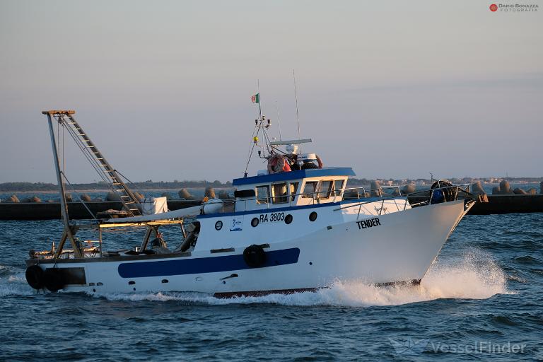 TENDER, Fishing vessel - Details and current position - MMSI 247070360 ...
