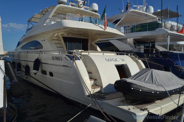 MAGIC SIX, Pleasure craft - Details and current position - MMSI ...