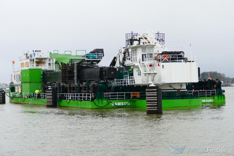 SAMSON, Dredging or UW ops - Détails du bateau et situation actuelle ...