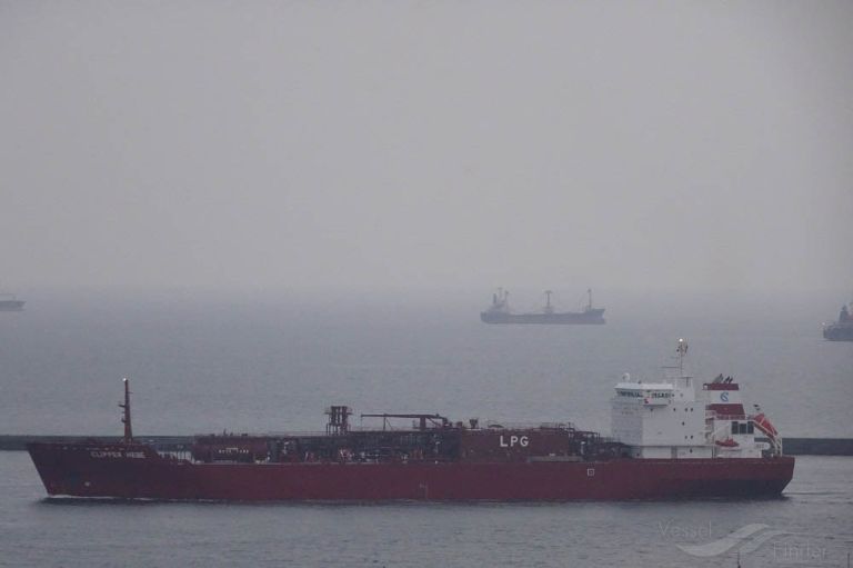 CLIPPER HEBE, LPG Tanker - Schiffsdaten und aktuelle Position - IMO ...