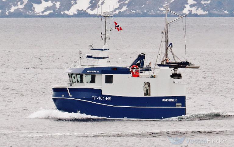 KRISTINE E, Fishing vessel - Details and current position - MMSI ...