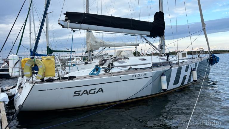 SAGA, Sailing vessel - Details and current position - MMSI 261006656 ...