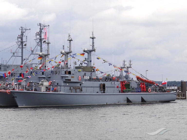 POL WARSHIP 634, Military ops - Details and current position - MMSI ...