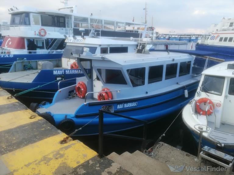 MAVI MARMARA 3, Port tender - Details and current position - MMSI ...