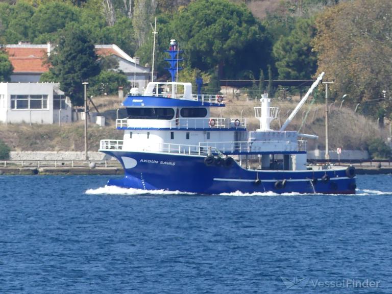 AKGUN SAVAS, Fishing vessel - Details and current position - MMSI ...