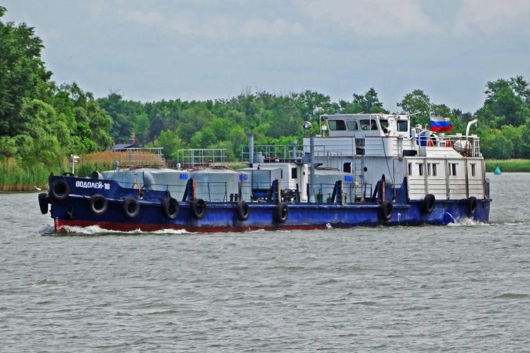 VODOLEY-18, Tanker - Details and current position - MMSI 273661144 ...
