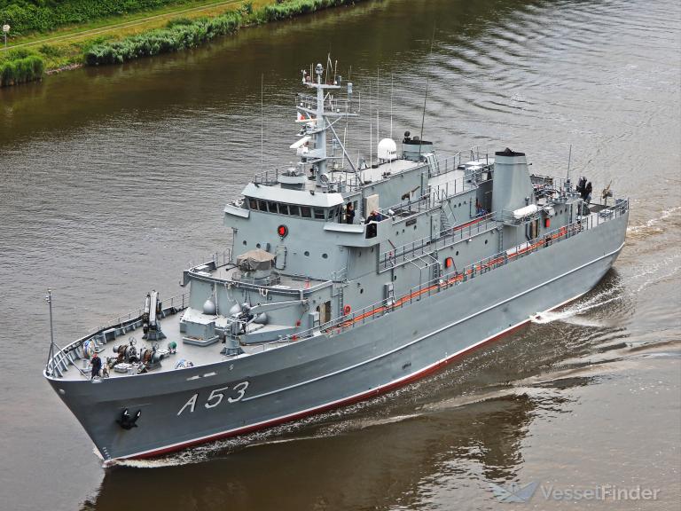 LV WARSHIP A-53, Military ops - Details and current position - IMO ...