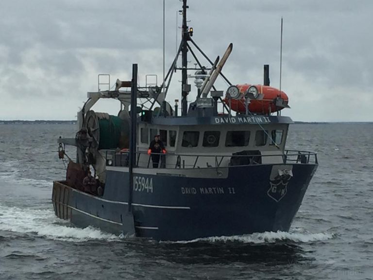 DAVID MARTIN, Fishing vessel - Details and current position - MMSI ...