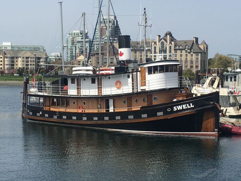 SWELL, Passenger ship - Details and current position - MMSI 316005922 ...