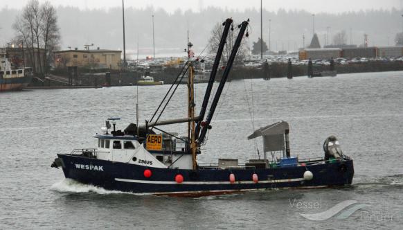 WESPAK, Fishing vessel - Details and current position - MMSI 316022296 ...