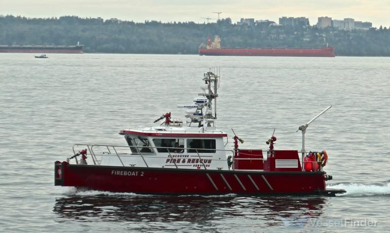 FIREBOAT 2, Local type - Details and current position - MMSI 316023944 ...